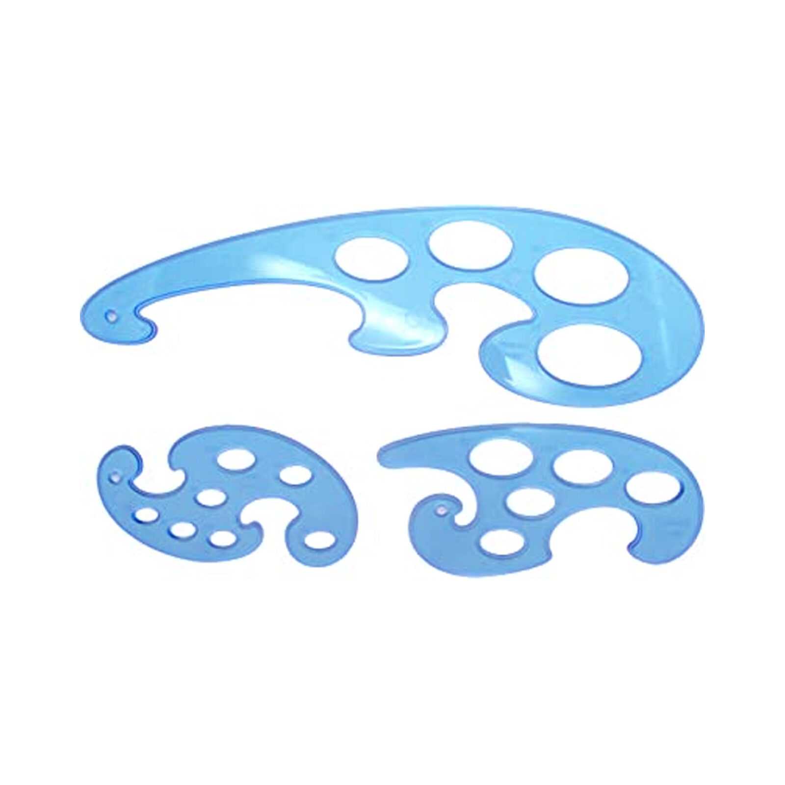 French Curve Ruler 3 Part Set - Art Central