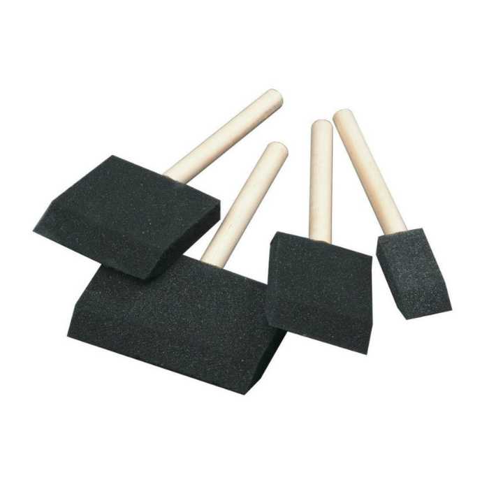 Sponge Brush Flat 25mm #1 - Art Central