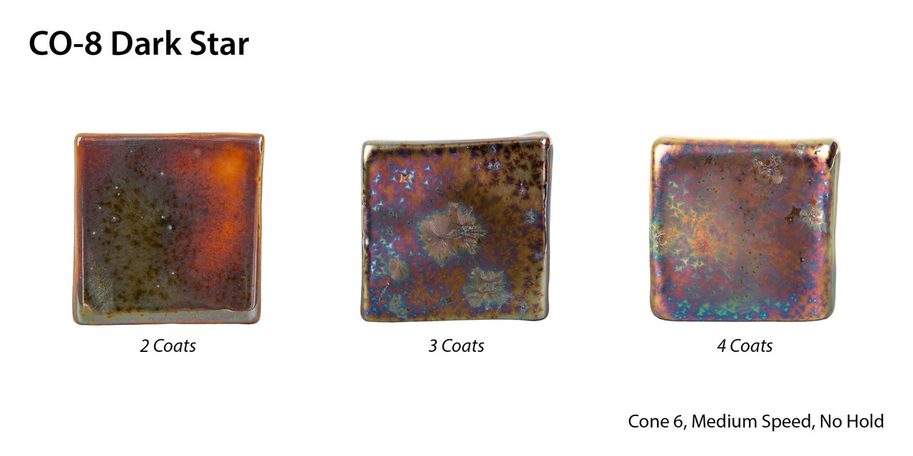 Amaco Glaze Cosmos CO-8 Pint Dark Star - Art Central